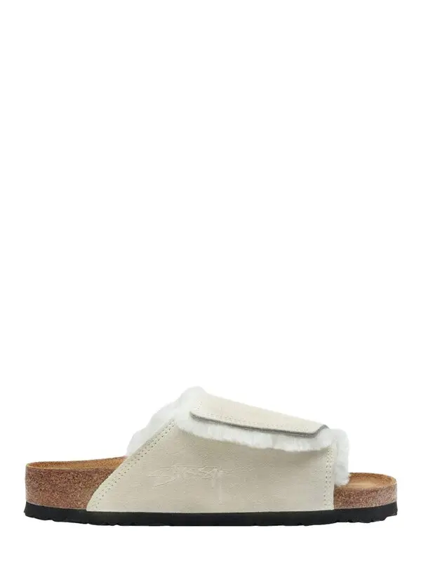BIRKENSTOCK Stussy X Solana Slides - Cream