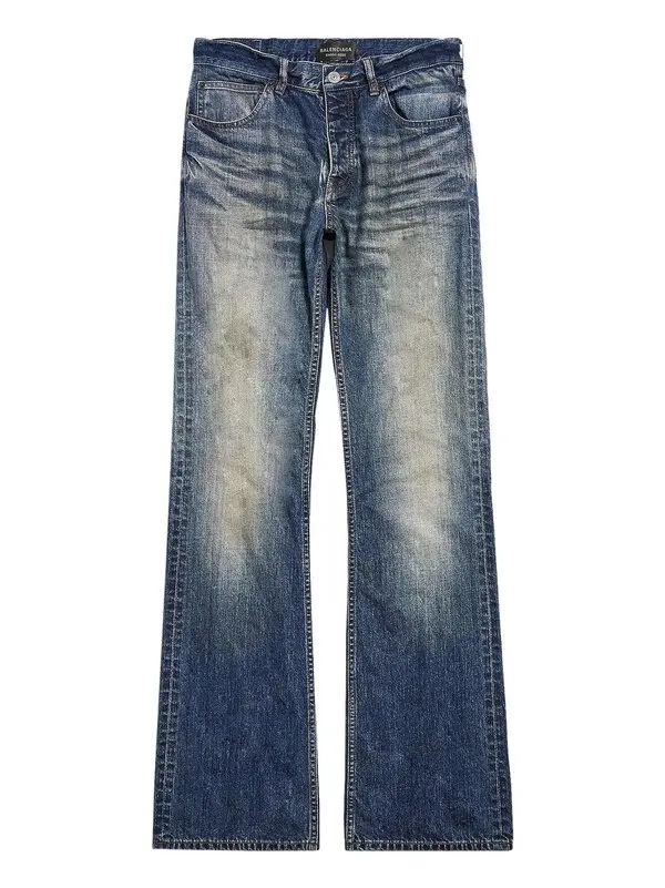 Balenciaga Straight Leg Pants - Blue
