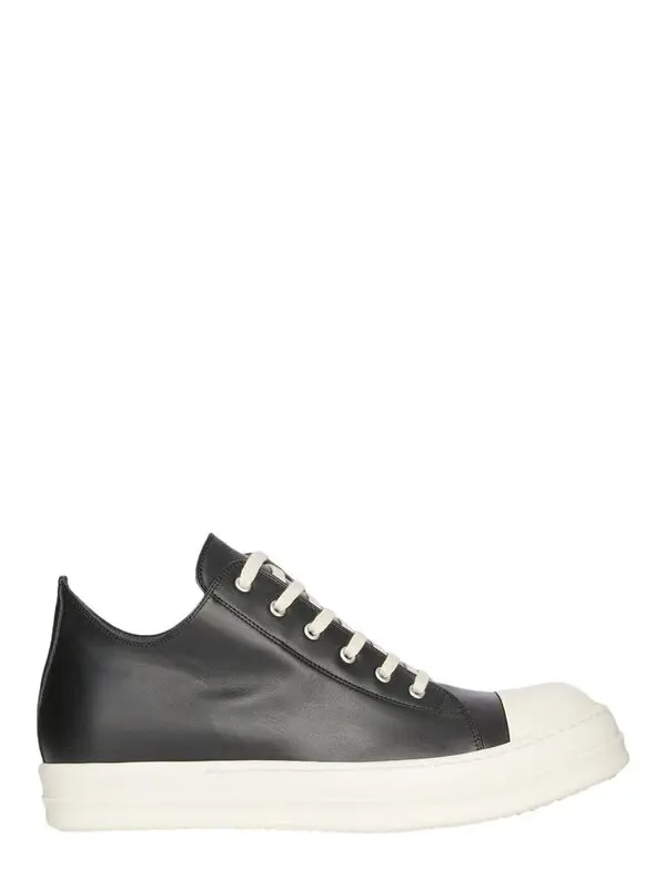 Rick Owens Hollywood Low Top Sneakers - Black