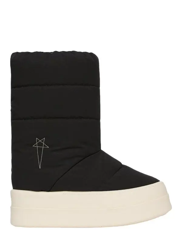 Rick Owens Stivali Imbottiti Mega Bumper Lunar - Black