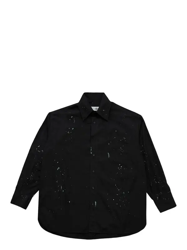 MAISON MARGIELA Paint Splatter Shirt - Black