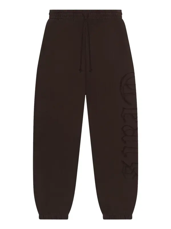 DENIM TEARS Cut Out Sweatpants - Brown