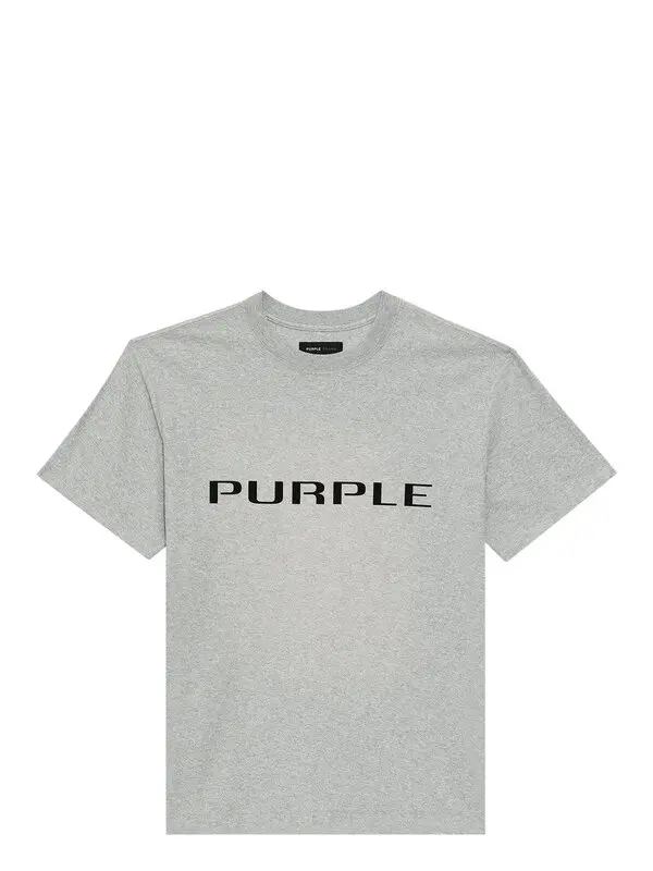 PURPLE BRAND Textured Jersey T-shirt - Grey