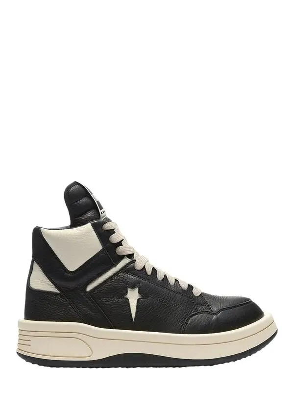 Rick Owens Converse X Turbowpn Mid Sneakers - Black
