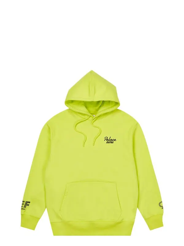 PALACE X Rapha Ef Education First Hooded Sweatshirt - Yellow