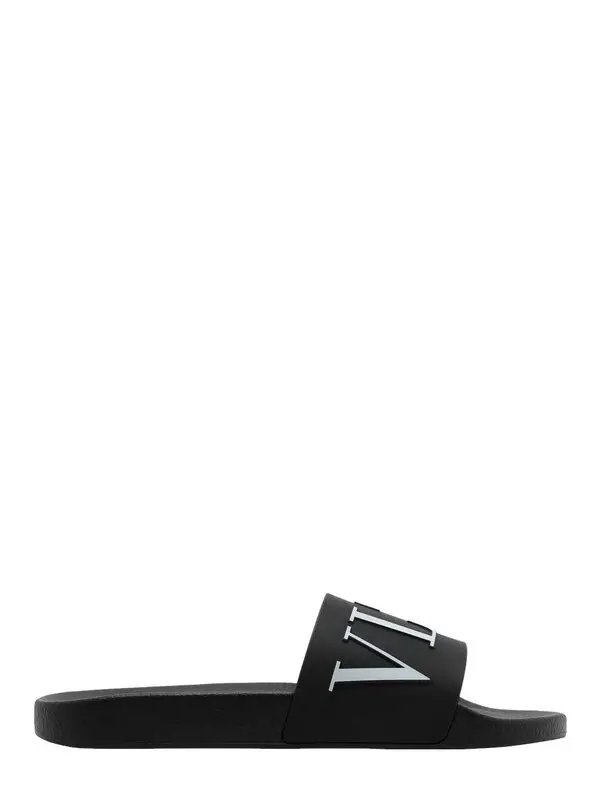 Valentino Garavani Vltn Pool Slides - Black