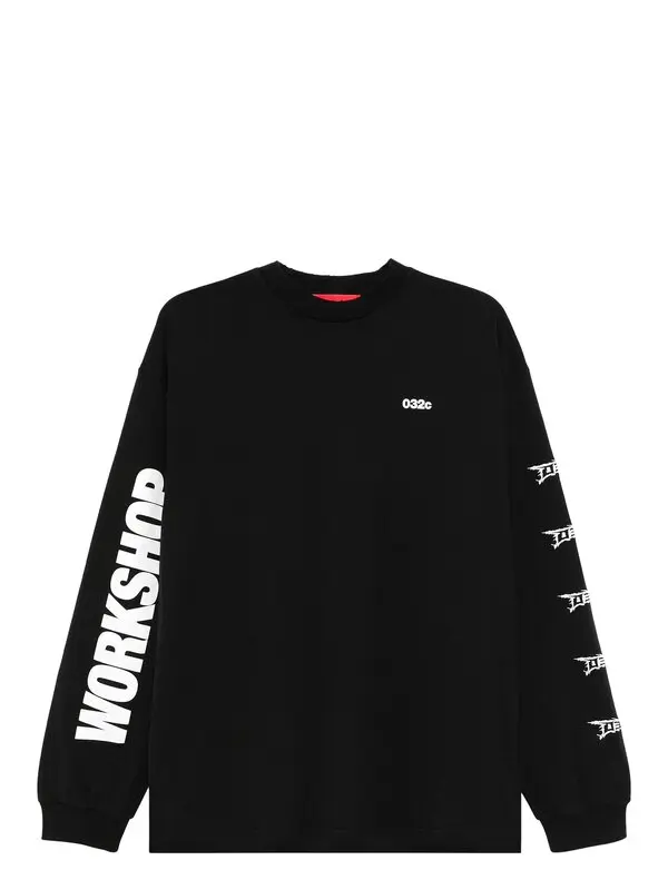 032C Nerve Shatter Long-sleeve - Black