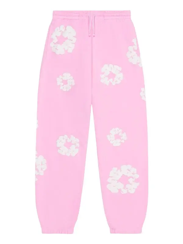 DENIM TEARS Cotton Wreath Sweatpants - Pink
