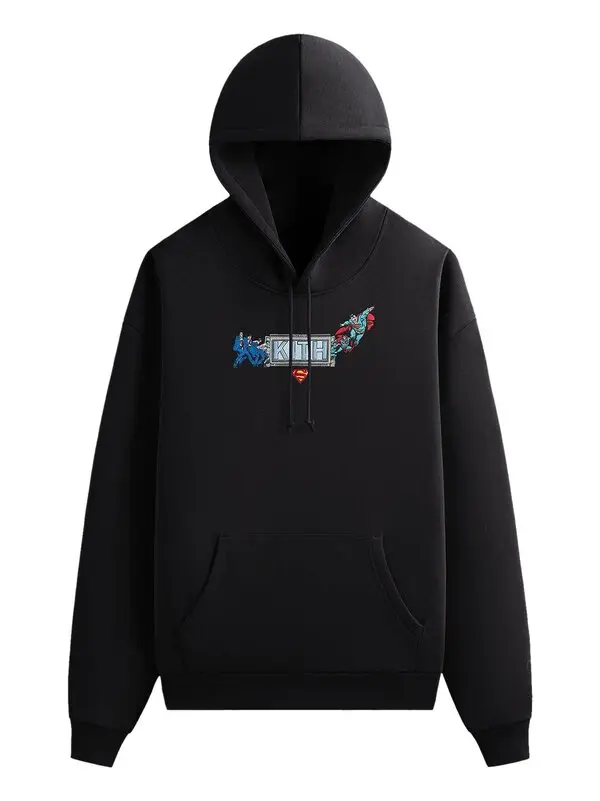 Kith X Superman Booth Nelson Hoodie - Black