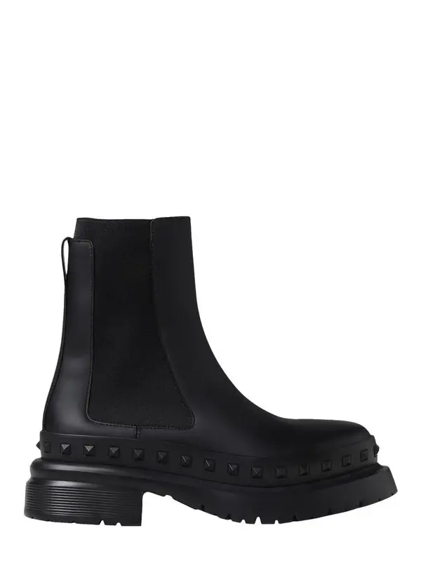 Valentino Garavani Rockstud M-way Ankle Boots - Black
