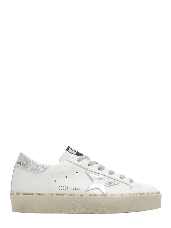 GOLDEN GOOSE Hi Star Sneakers - White