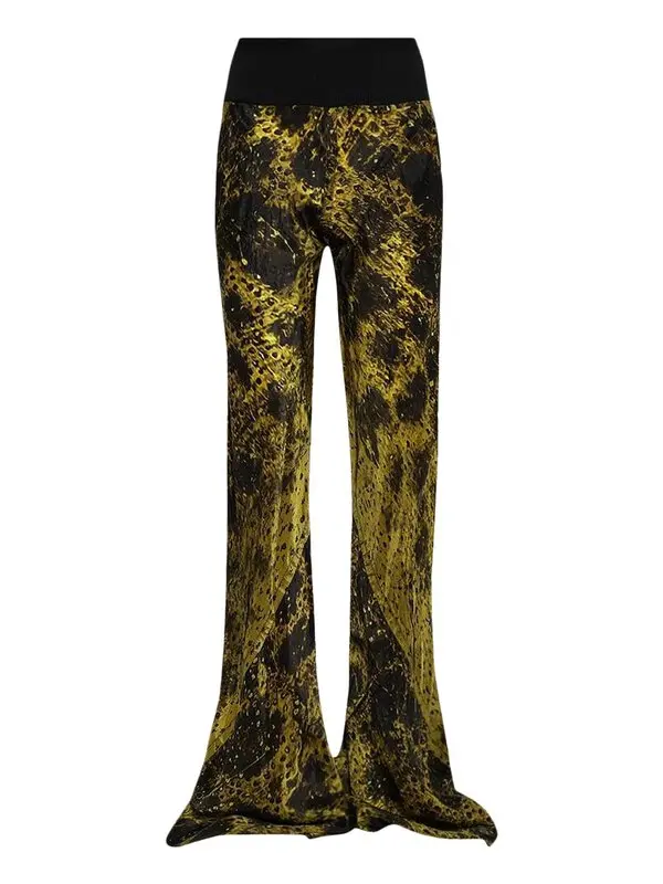 Rick Owens Hollywood Bias Cut Pants - Green