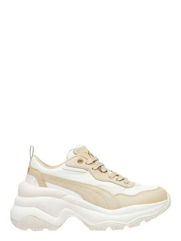 PUMA Cilia Wedge Sneakers - Cream