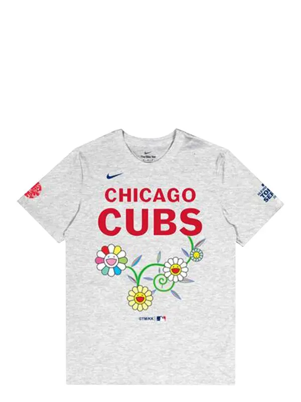 Nike X Takashi Murakami X Mlb Cubs Short-sleeve Tee - Grey