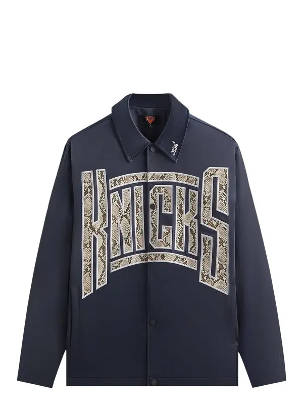 Kith For The New York Knicks Coaches Jacket - Blue