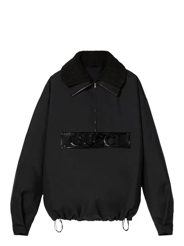 Gucci Techno Garbardine Caban - Black