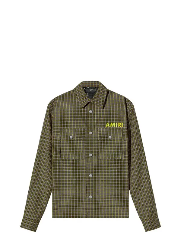 Amiri Logo Overshirt - Green