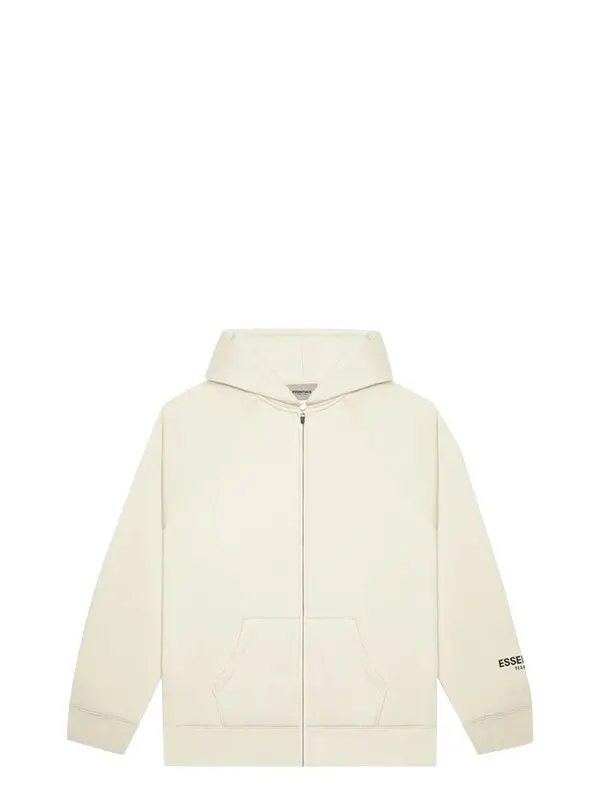 Fear Of God Full Zip Hoodie - Cream