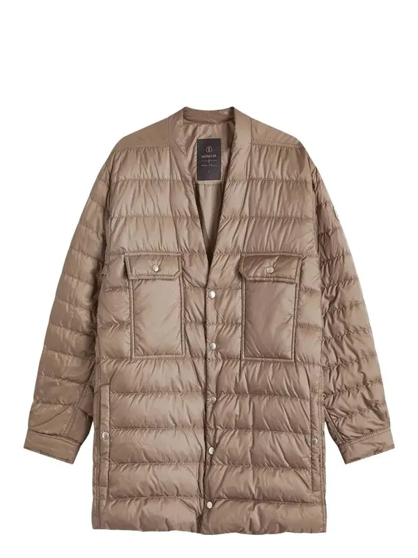 Moncler Woven Outershirt - Tan