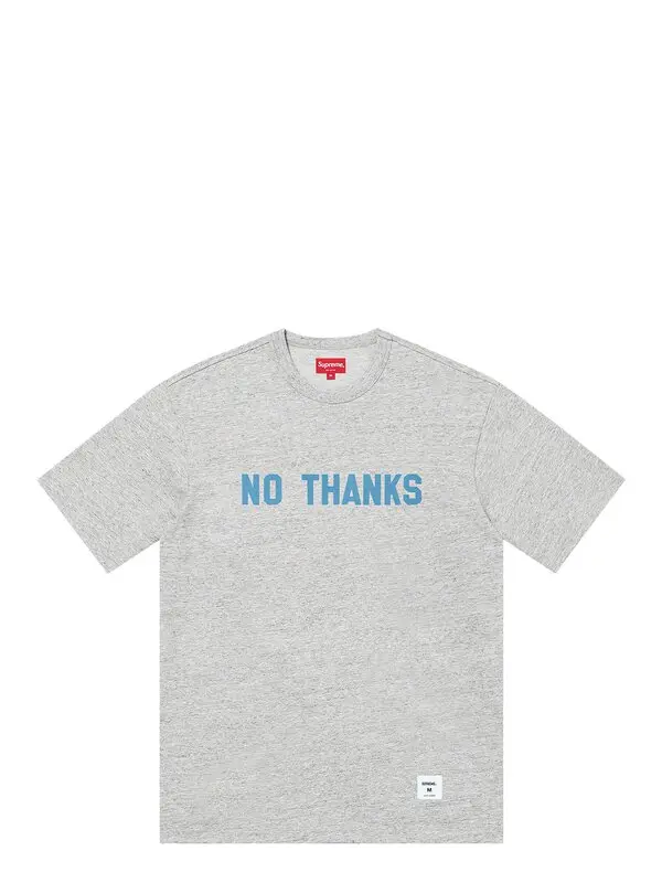 Supreme No Thanks Short-sleeve Top - Grey