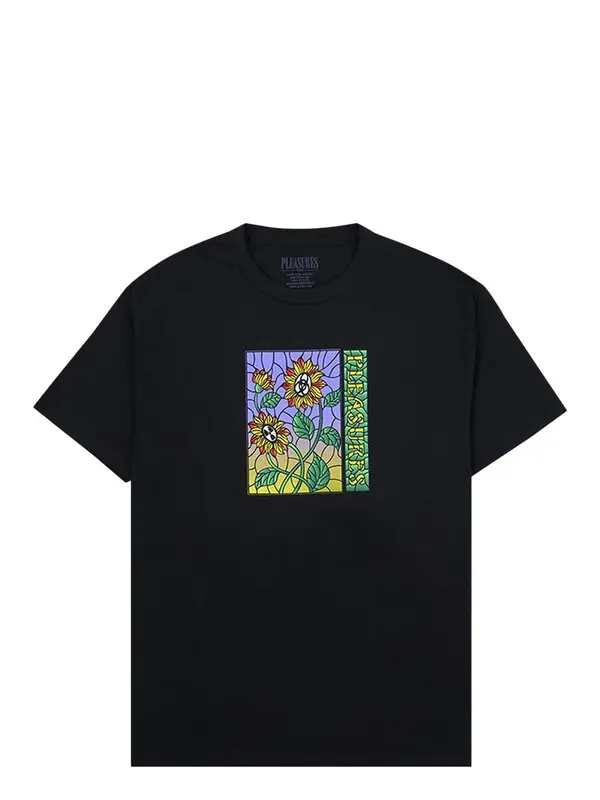 PLEASURES Glass T-shirt - Black