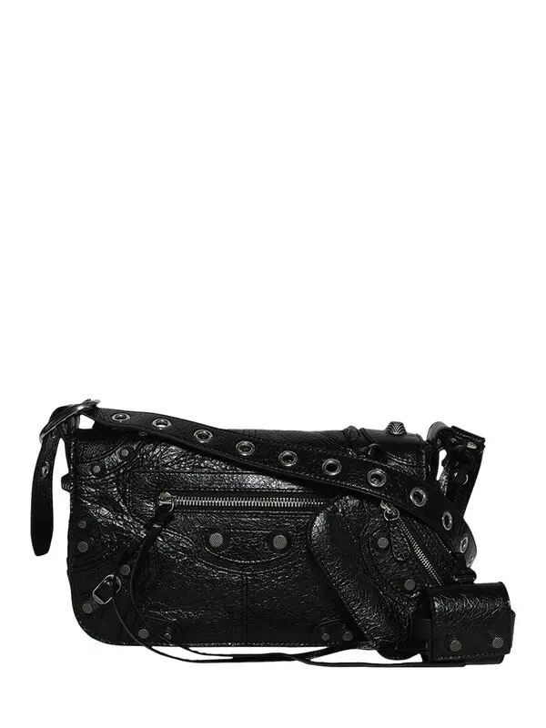 Balenciaga Le Cagole Xs Flap Bag - Black
