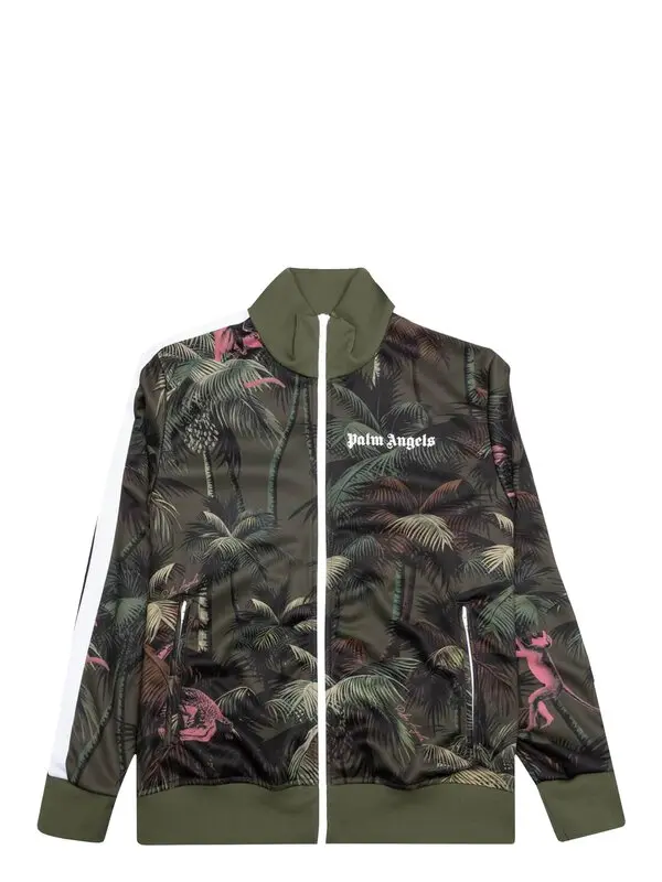 Palm Angels Jungle Classic Track Jacket - Green