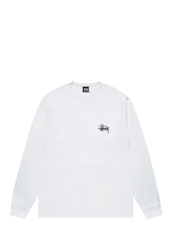 StÜssy Basic Long-sleeve Tee - White