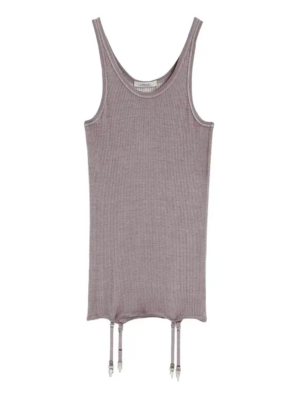 LEMAIRE Seamless Rib Tank Top - Purple