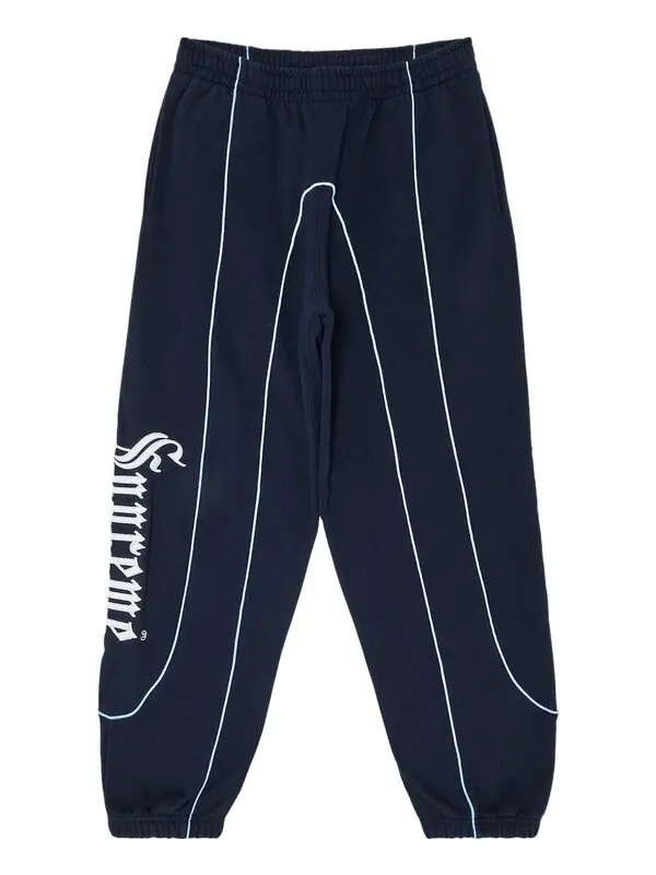 Supreme Curve Piping Sweatpant - Blue