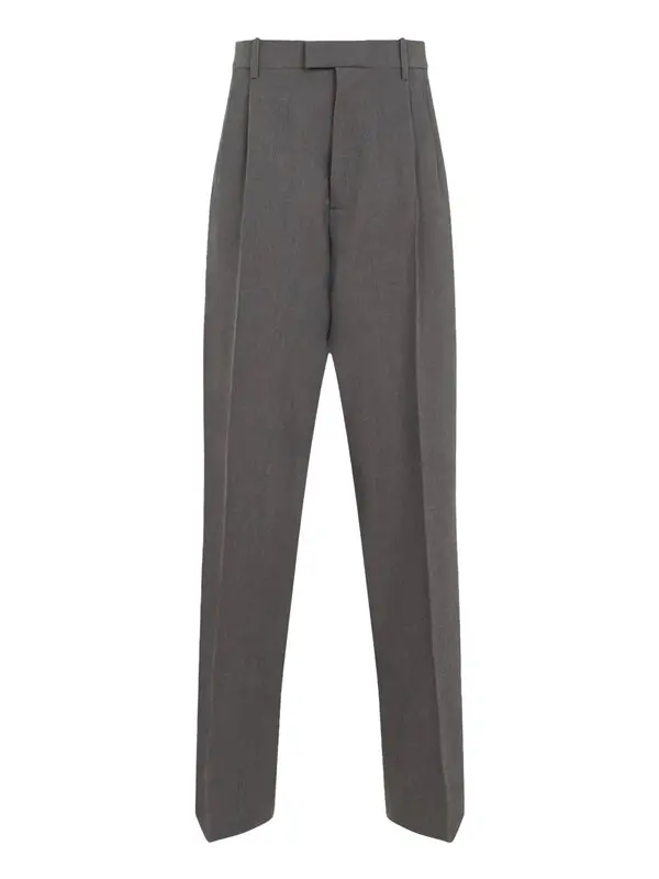 Bottega Veneta Light Wool Trousers - Grey