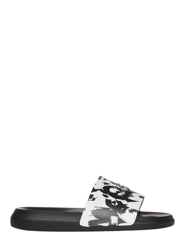 Alexander McQueen Rubber Pool Slide - White