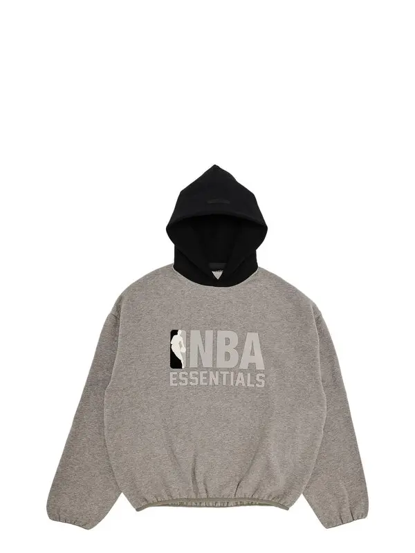 Fear Of God X Nba Fleece Hoodie - Grey
