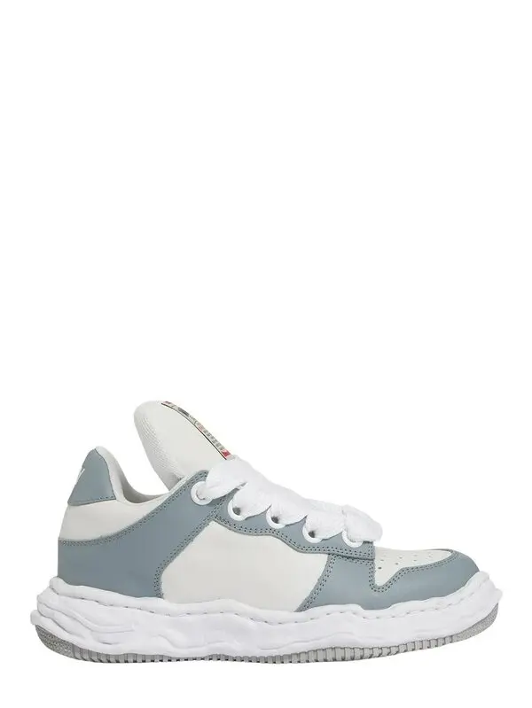 Mihara Yasuhiro Wayne Low Leather Sneakers - Grey