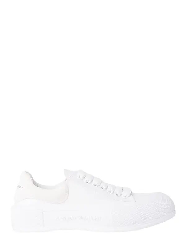 Alexander McQueen Deck Lace-up Plimsoll - White