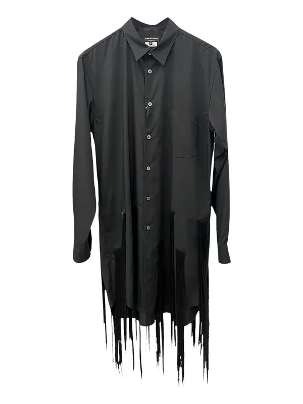 Comme Des Garçons Oversize Long-sleeve Shirt - Black