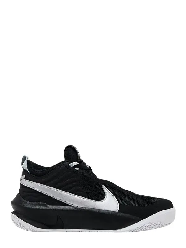 Nike Team Hustle D10 Gs Metallic Silver - Black