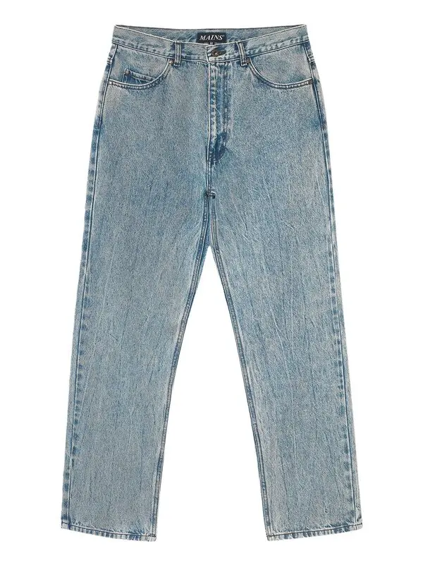 MAINS Washed Jeans - Blue