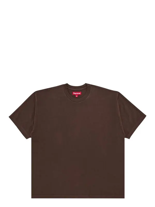 Supreme Intarsia Short-sleeve Top - Brown