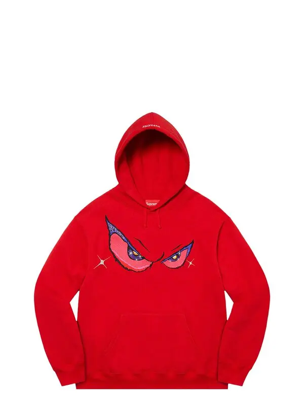 Supreme Eyes Hooded Sweatshirt - Red
