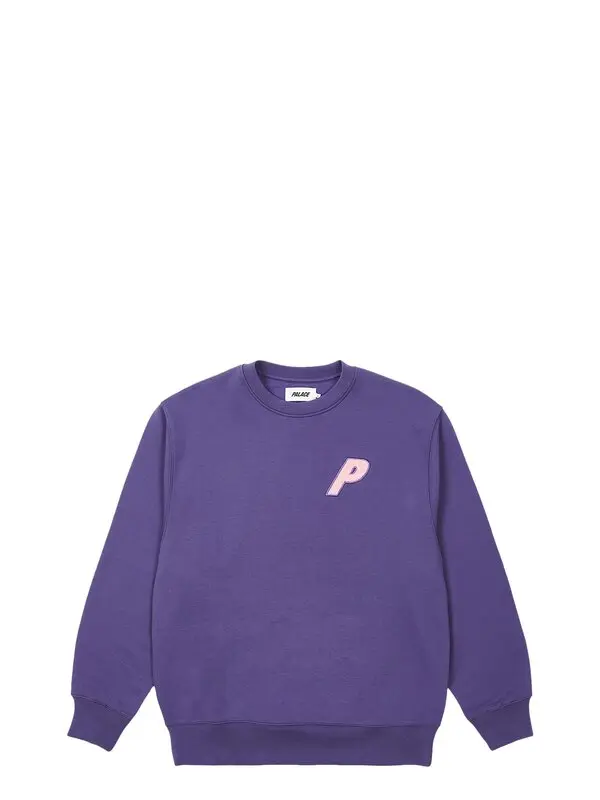 PALACE Fleece Crewneck - Purple