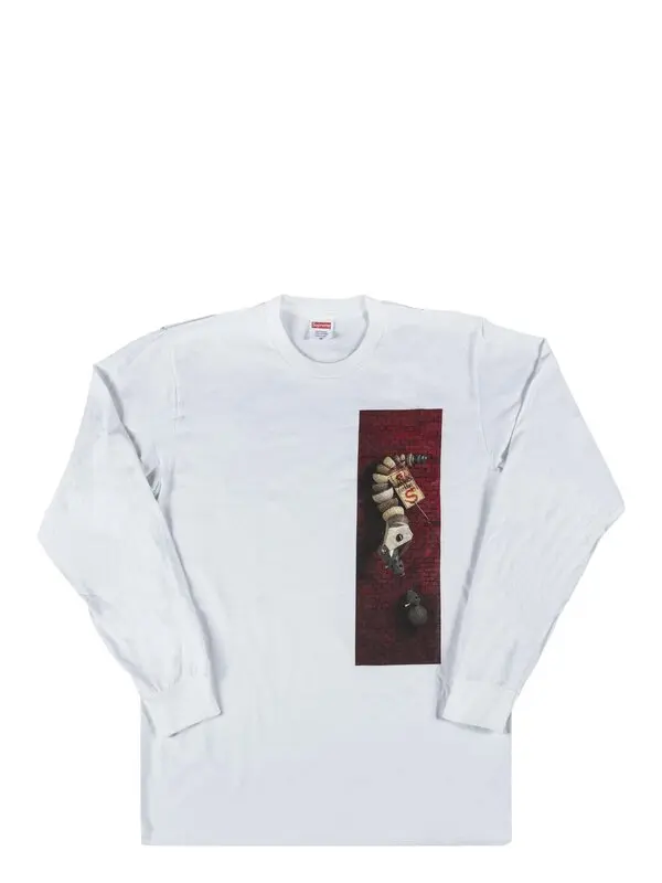 Supreme Mike Hill Snaketrap Long-sleeve T-shirt - White