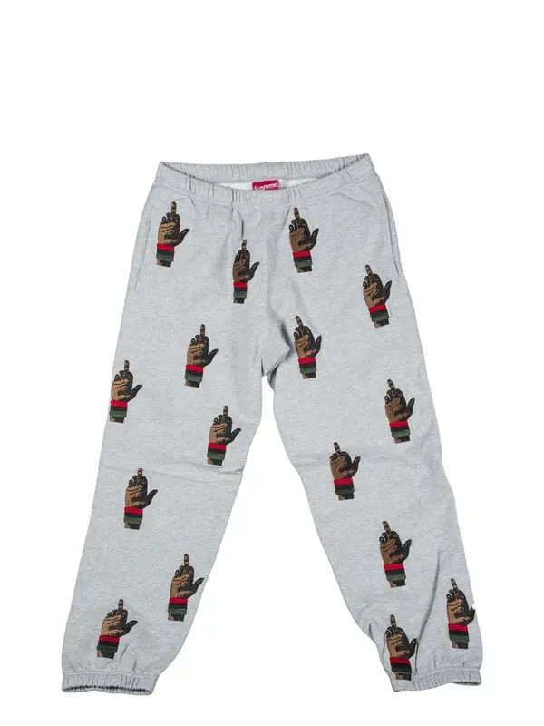 Supreme Dead Prez Rbg Embroidered Sweatpant - Grey