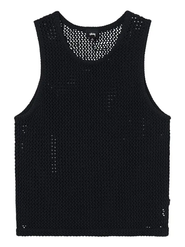 StÜssy O'dyed Mesh Tank - Black