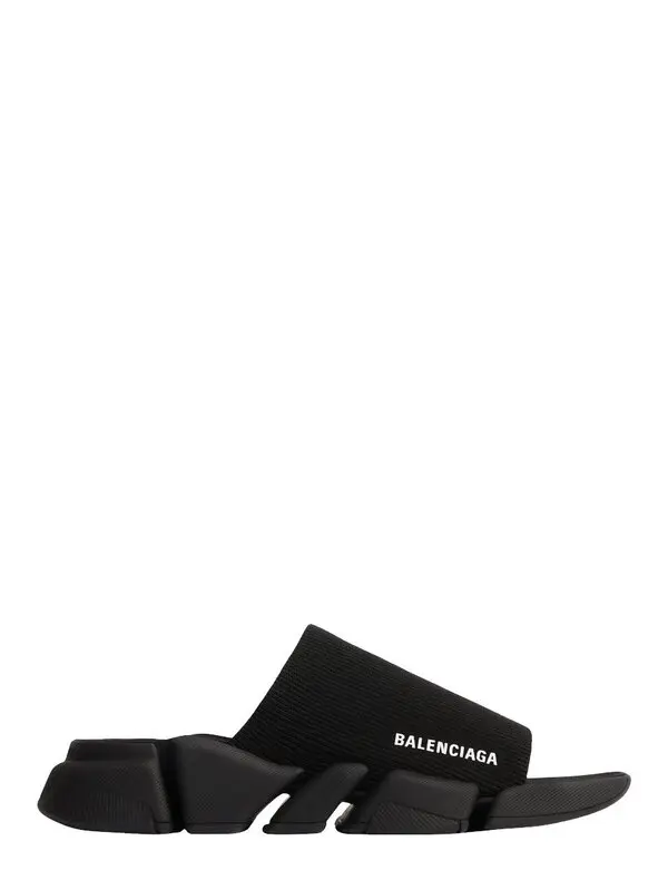 Balenciaga Speed 2.0 Slide Sandal - Black