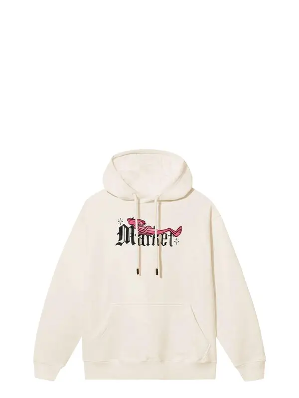 MARKET Pink Panther Swap Meet Hoodie - Cream