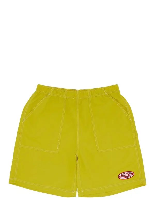 Supreme Nylon Painter Short - Yellow