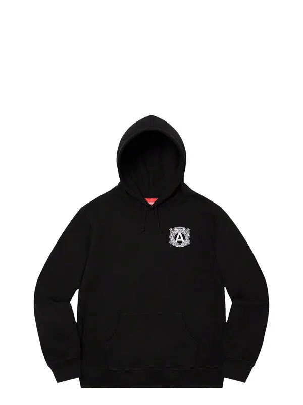 Supreme Anti Hooded Sweatshirt - Black