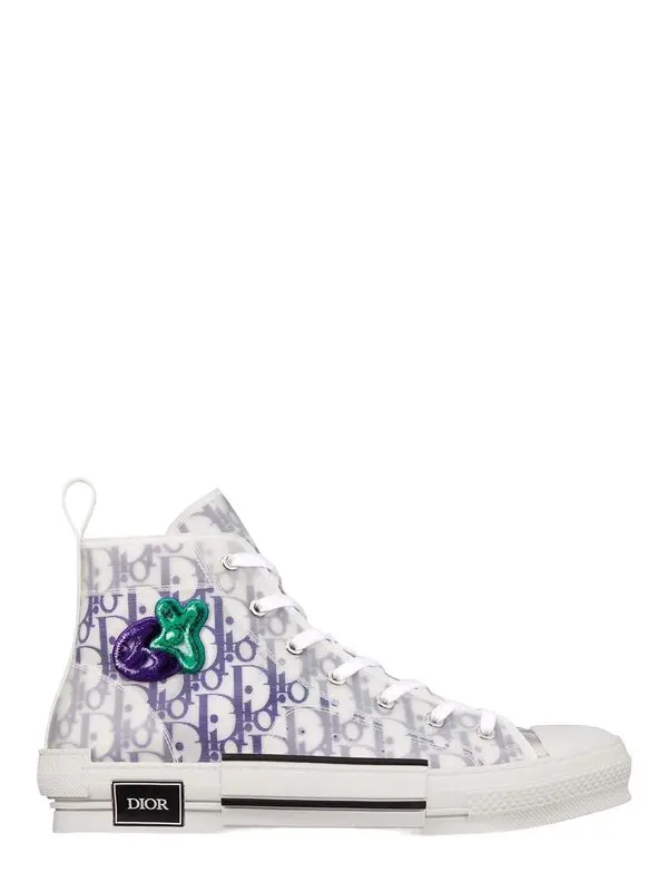 Dior Kenny Scharf X B23 High Top Sneakers - White