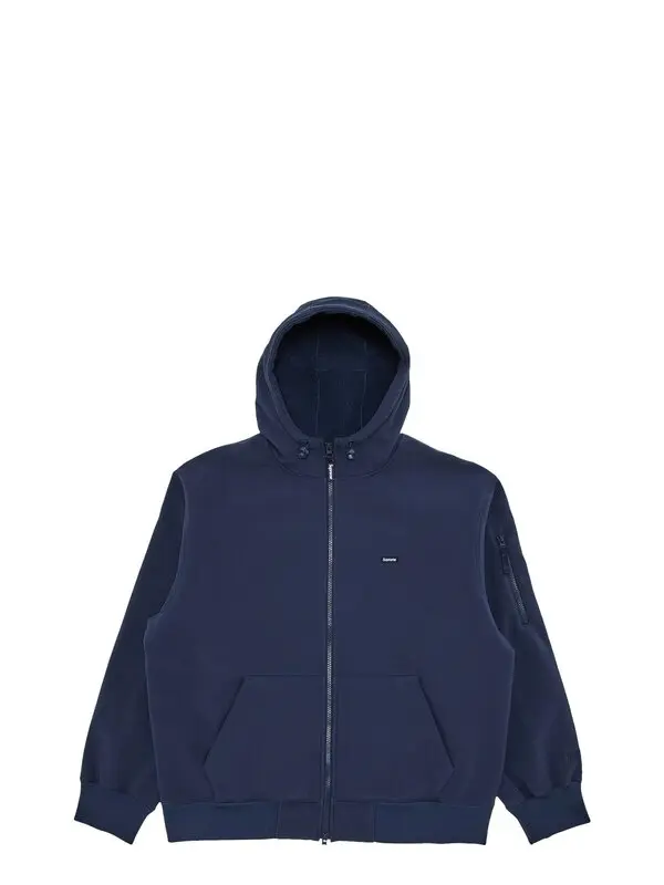 Supreme Windstopper Zip Up Hooded Sweatshirt - Blue